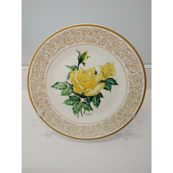 Boehm | Accents | Vintage Boehm The Elegance Rose Plate Box | Poshmark